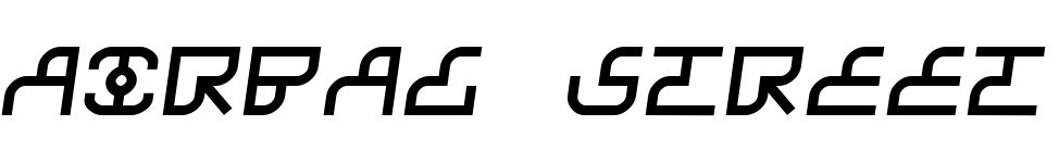 Airbag Street - Abstract Fonts - Download Free Fonts