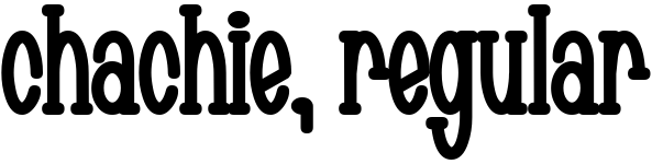 Chachie - Abstract Fonts - Download Free Fonts