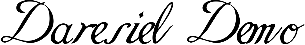 Daresiel Demo - Abstract Fonts - Download Free Fonts