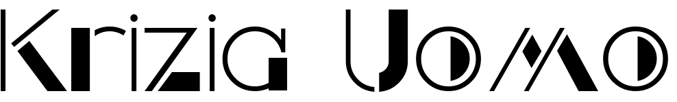 Krizia Uomo - Abstract Fonts - Download Free Fonts
