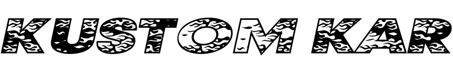 Kustom Kar - Abstract Fonts - Download Free Fonts