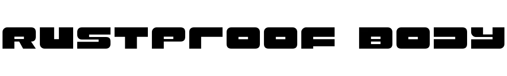 Rustproof Body - Abstract Fonts - Download Free Fonts