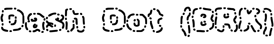 Dash Dot (BRK) - Abstract Fonts - Download Free Fonts