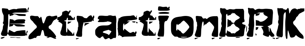 Extraction BRK - Abstract Fonts - Download Free Fonts