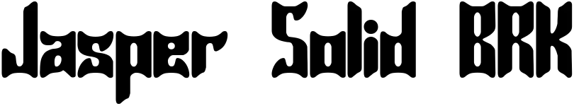 Jasper Solid BRK - Abstract Fonts - Download Free Fonts