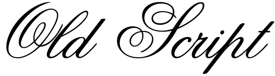 Old Script - Abstract Fonts - Download Free Fonts