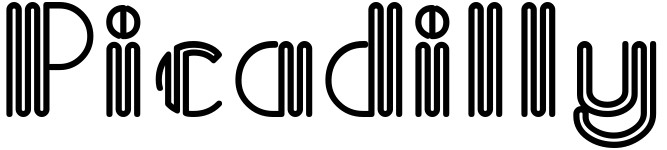 Picadilly - Abstract Fonts - Download Free Fonts