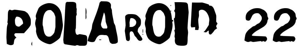 Polaroid 22 - Abstract Fonts - Download Free Fonts