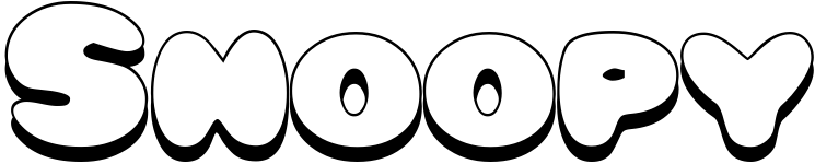Snoopy - Abstract Fonts - Download Free Fonts