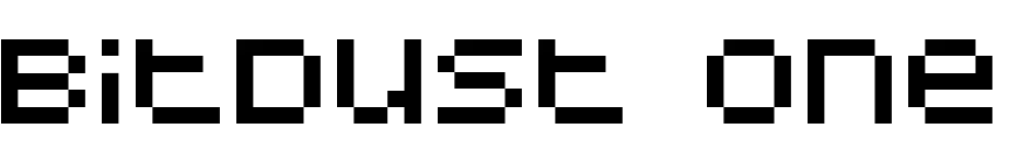 BitDust One - Abstract Fonts - Download Free Fonts