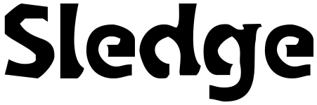 Sledge - Abstract Fonts - Download Free Fonts