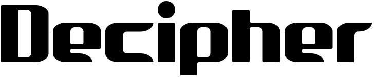 Decipher - Abstract Fonts - Download Free Fonts