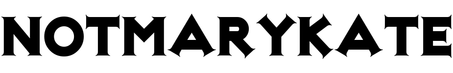 NotMaryKate - Abstract Fonts - Download Free Fonts