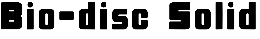 Bio-disc Solid - Abstract Fonts - Download Free Fonts