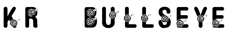KR Bullseye! - Abstract Fonts - Download Free Fonts
