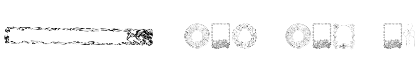 KR Fab Frames and Borders - Abstract Fonts - Download Free Fonts