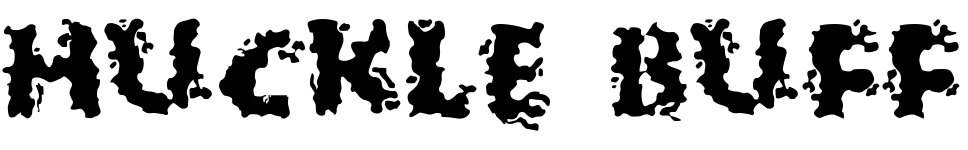 Huckle Buff - Abstract Fonts - Download Free Fonts