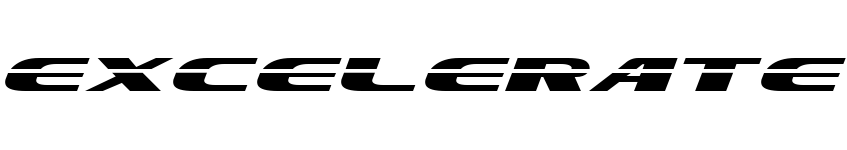 Excelerate - Abstract Fonts - Download Free Fonts