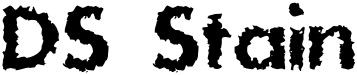 DS Stain - Abstract Fonts - Download Free Fonts