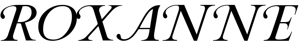 Roxanne - Abstract Fonts - Download Free Fonts