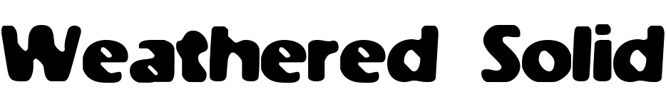 Weathered Solid (BRK) - Abstract Fonts - Download Free Fonts