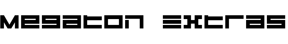 Megaton Extras - Abstract Fonts - Download Free Fonts