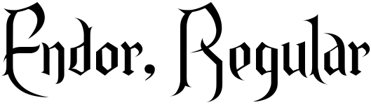Endor - Abstract Fonts - Download Free Fonts