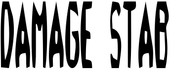 Damage™ Stab - Abstract Fonts - Download Free Fonts