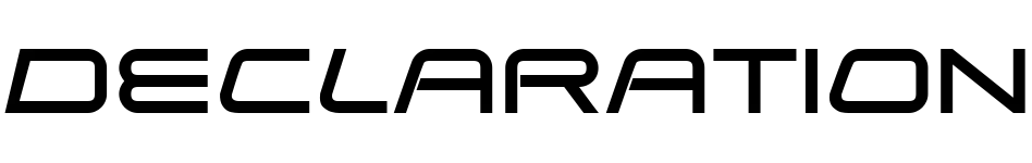 Declaration - Abstract Fonts - Download Free Fonts