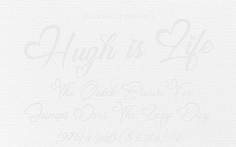 Hugh is Life Personal Use - Abstract Fonts - Download Free Fonts